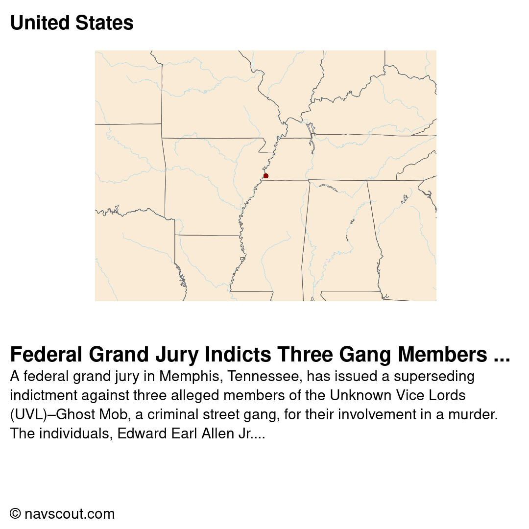 Federal Grand Jury Indicts Three Gang Members for Murder in First Case ... Federal Grand Jury Indicts Three Gang Members for Murder in First Case ...